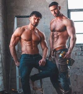 British Models Josh Watson And Ben Dudman Matthews Island