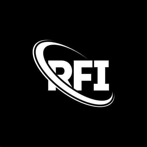 Rfi Logotipo Rfi Letra Rfi Letra Logo Design Iniciais Rfi Logo Ligado