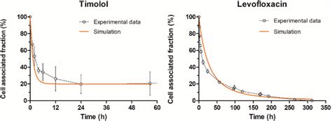 Dissociation Of Timolol Left And Levofloxacin Right From Arpe19 Mel