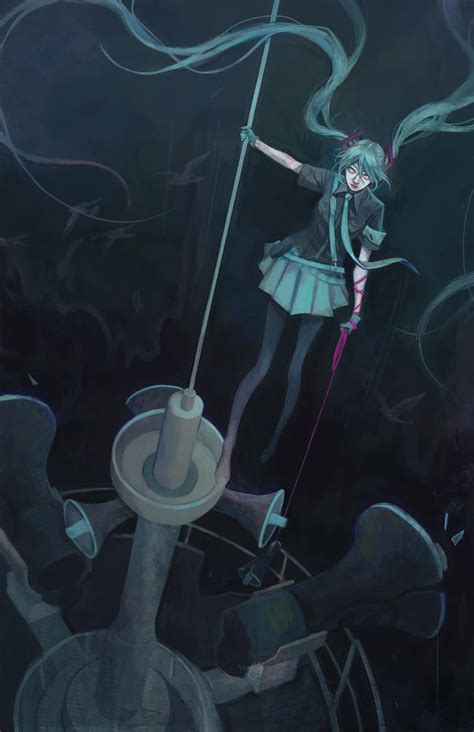 My Miku Love Is War Fanart Done For The Vocaloid Hall Of Fame Zine 💙