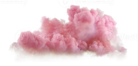 Cut Out Dusk Pink Dim Cloud 3d Illustrations 47309270 Png