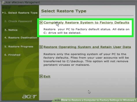 5 Ways To Restore A Computer To Factory Settings In Windows 7