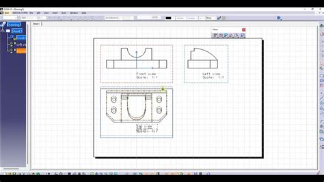 Offset Section View Catia V5 Catialog Youtube