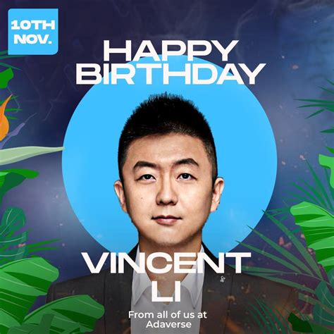 Adaverse On Linkedin We Celebrate Vincent Li Our Founding Partner At Adaverse And Wish You A
