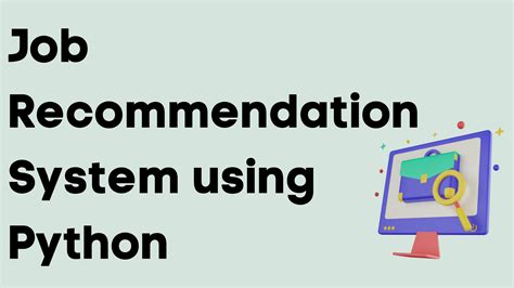 job recommendation system using python aman kharwal