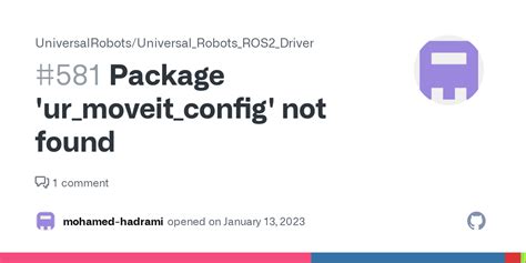 Package Ur Moveit Config Not Found Issue Universalrobots Universal Robots Ros Driver