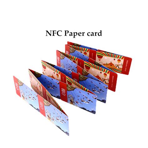 13 56mhz fudan f08 1k nfc paper ticket card manufacturer factory price