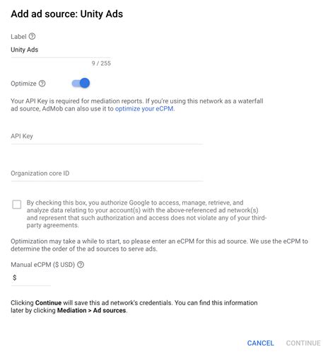 Integrate Unity Ads With Mediation Android Google For Developers
