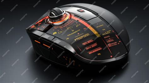 Premium Ai Image Wireless Mouse Wheel Scrolling Data Input Tool