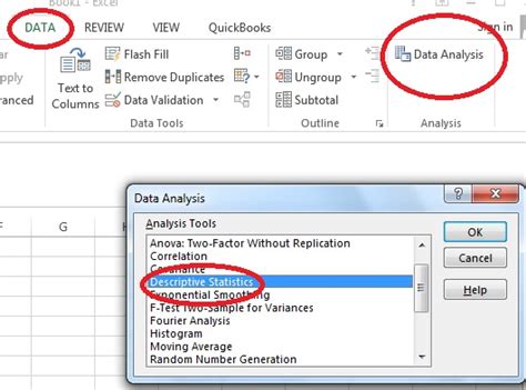 Standard Error Excel 2013 In Easy Steps