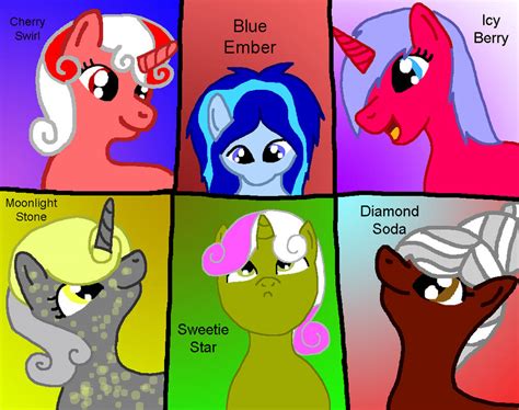 My Mane Six Ocs By Th3randomartist On Deviantart