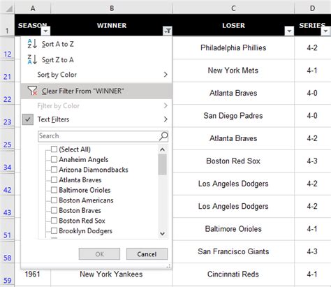 How To Filter In Excel