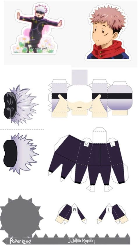 Jujutsu Kaisen Yuji Itadori Papercraft Paperized Crafts Artofit