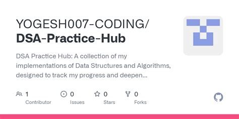 GitHub YOGESH007 CODING DSA Practice Hub DSA Practice Hub A