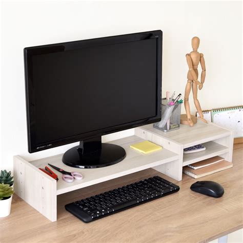 Hopma可調式收納螢幕架 多入 台灣製造 收納架 桌上架 螢幕增高架 展示架 螢幕鍵盤收納架 電腦架e 5311 蝦皮購物