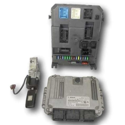 Kit Set Completo Ecu Centralita Motor Peugeot 207 1 4 Hdi 9666986880