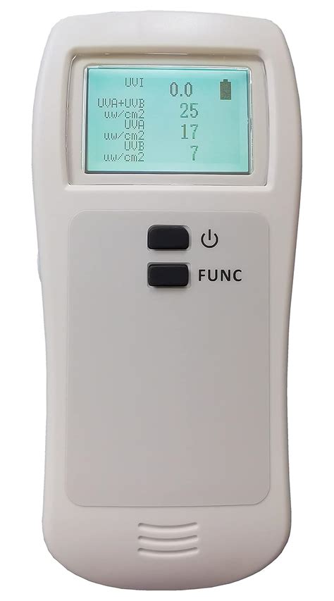 Ultraviolet Uva And Uvb Light Meter Display Uv Index Uva Uvb And