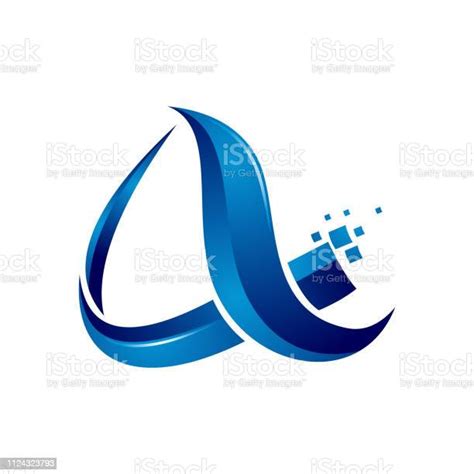 편지 초기 3d 반짝 픽셀 기술 인터넷 로고 0명에 대한 스톡 벡터 아트 및 기타 이미지 0명 3차원 형태 구 Istock