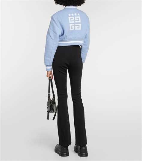 Givenchy Cropped Wool Varsity Jacket Givenchy