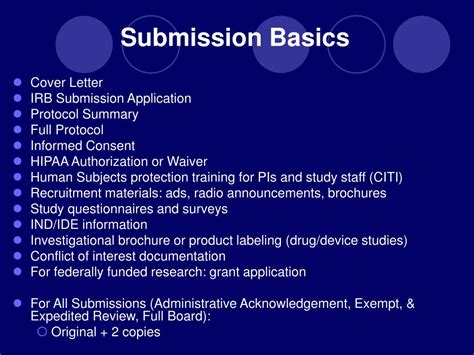 PPT IRB Basics PowerPoint Presentation Free Download ID