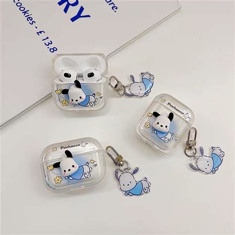 산리오 포차코 에어팟 케이스 강아지 산리오 에어팟 프로 케이스 키링포함 위시버킷