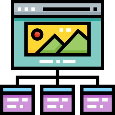 Wireframe Detailed Straight Lineal Color Icon Wireframe Detailed Straight Lineal Color Icon