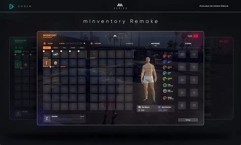 Codem Minventory Remake Advanced Inventory System Esx Qb Fivem