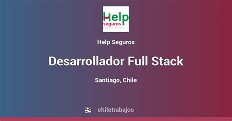 Desarrollador Full Stack Santiago Chiletrabajos