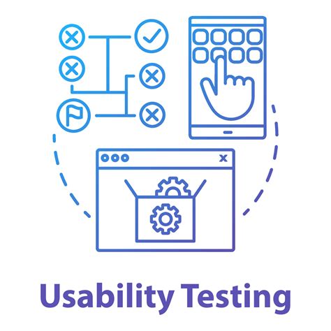 Usability Testing Concept Icon Software Development Stage Idea Thin
