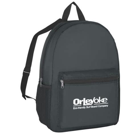 Polypack Essential Backpack 1395 3023blk Nylon And Polyester