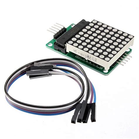 Max7219 Dot Matrix Module Mcu Led Control Module Kit For Arduino