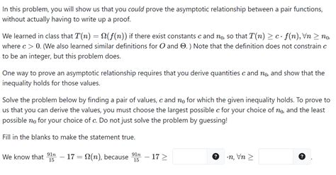 Solved In This Problem You Will Show Us That You Could Chegg Com