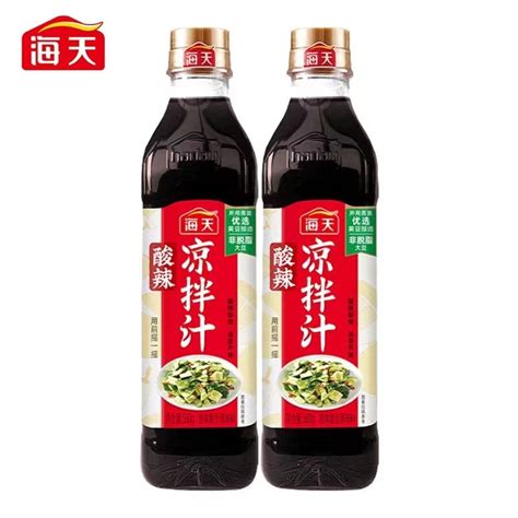 海天鮮的 涼拌汁 白灼汁 酸辣涼拌汁 調料 撈拌汁 500ml家用 拌涼皮 餃子 蘸料 黃瓜撈拌汁 涼拌 菜調料汁 蝦皮購物