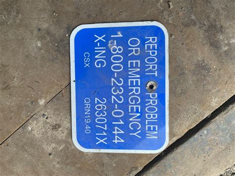 Csx Railroad Crossing Sign 3900406407