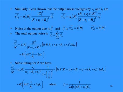 Ppt Chapter 3 Network Noise And Intermodulation Distortion Powerpoint