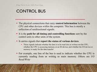 Introduction To Bus Address Data Control Bus PDF