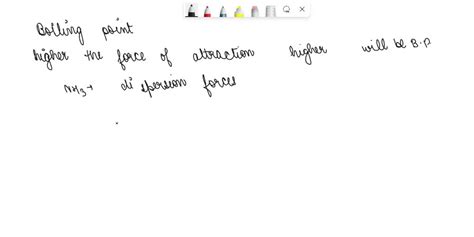 Solved Arrange Kcl Ch4 And Nh3 In Order Of Increasing Boiling Point