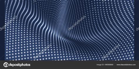 Abstract Science Technology Background Graphic Design Network Illustration Particle Grid Stock
