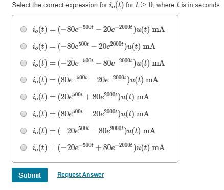 Solved The Circuit Parameters In The Circuit Shown In Chegg