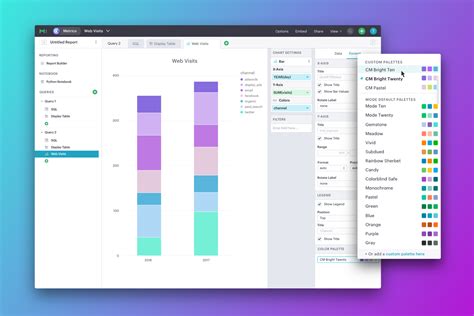 Custom Chart Colors And Brand New Palettes Mode