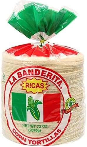 La Banderita White Corn Tortillas 18 Ct Grocery