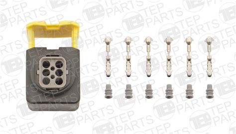 7814536 6 Pin Plug 6 Pin Connectors Abs Sensors For Trucks