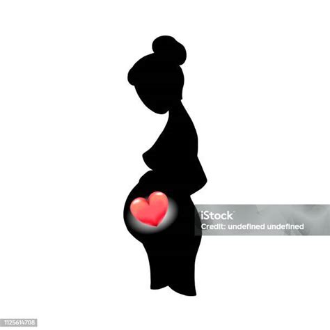 벡터 라인 아트 임신 한 여자 흰색 배경에 고립입니다 베이비 케어 사이트 출산 센터 임산부 가정 Doula 엄마 건강 미래의