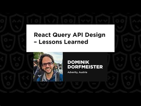 Free Video React Query Api Design Lessons Learned From React