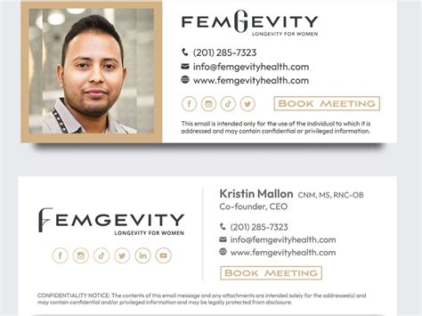 An Eye Catchy Clickable Responsive HTML Email Signature Upwork
