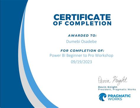 Dumebi Osadebe On Linkedin Journey Into Business Intelligence Analysis 📊 Ive Newly Obtained A