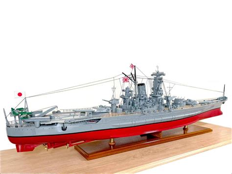 Yamato Fully Built Battleship Model