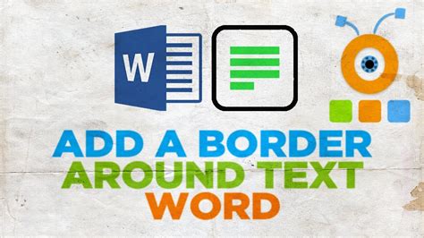 How To Add A Border Around Text In Word Printable Templates Free