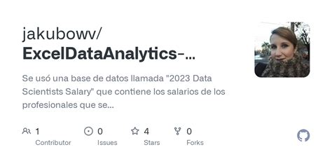 Github Jakubowvexceldataanalytics Dssalaries Se Usó Una Base De Datos Llamada 2023 Data