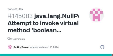 Javalangnullpointerexception Attempt To Invoke Virtual Method Boolean Ntent